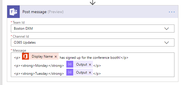 Integrating Forms into Teams, bringing it home with Microsoft Flow ...