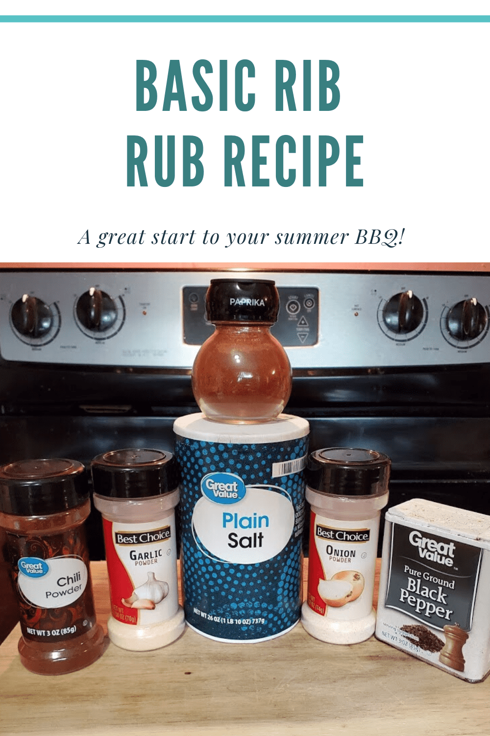 Basic Rib Rub Recipe - David's Prep Station