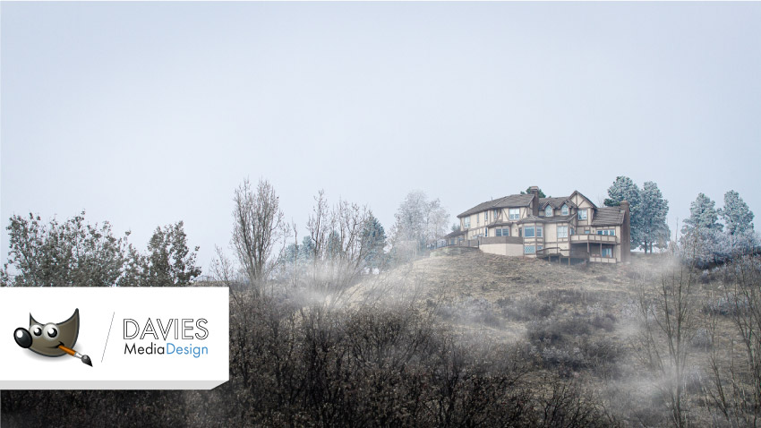 How to Add Fog to Photos Using GIMP (Free Fog Overlays) | Davies Media Design