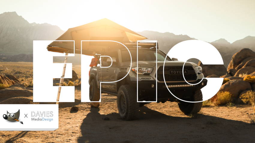 Outlined Interactive Picture in Text | GIMP Text Effect Tutorial for ...