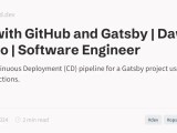 Cd With Github And Gatsby Dawid Ryłko Software Engineer
