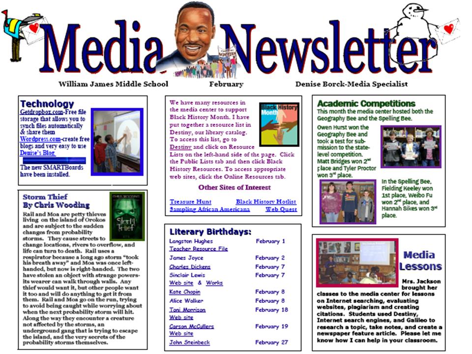 February Newsletter | Life in the Library