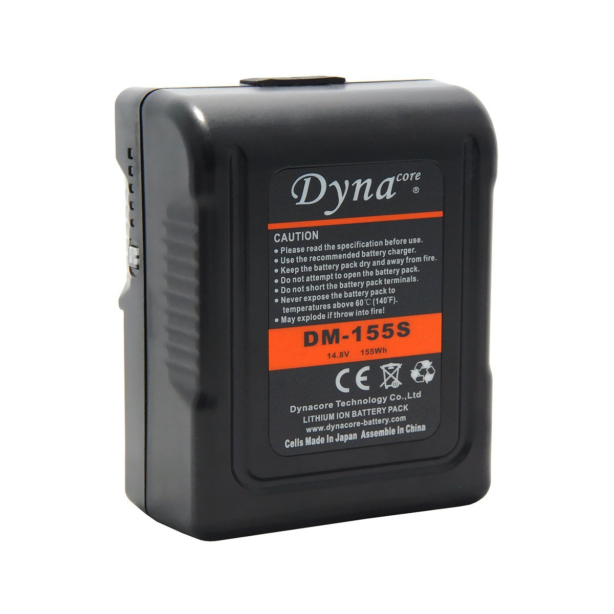 Dynacore DM-155S 155Wh V-Mount Mini Li-Ion Battery - DCB Distribution