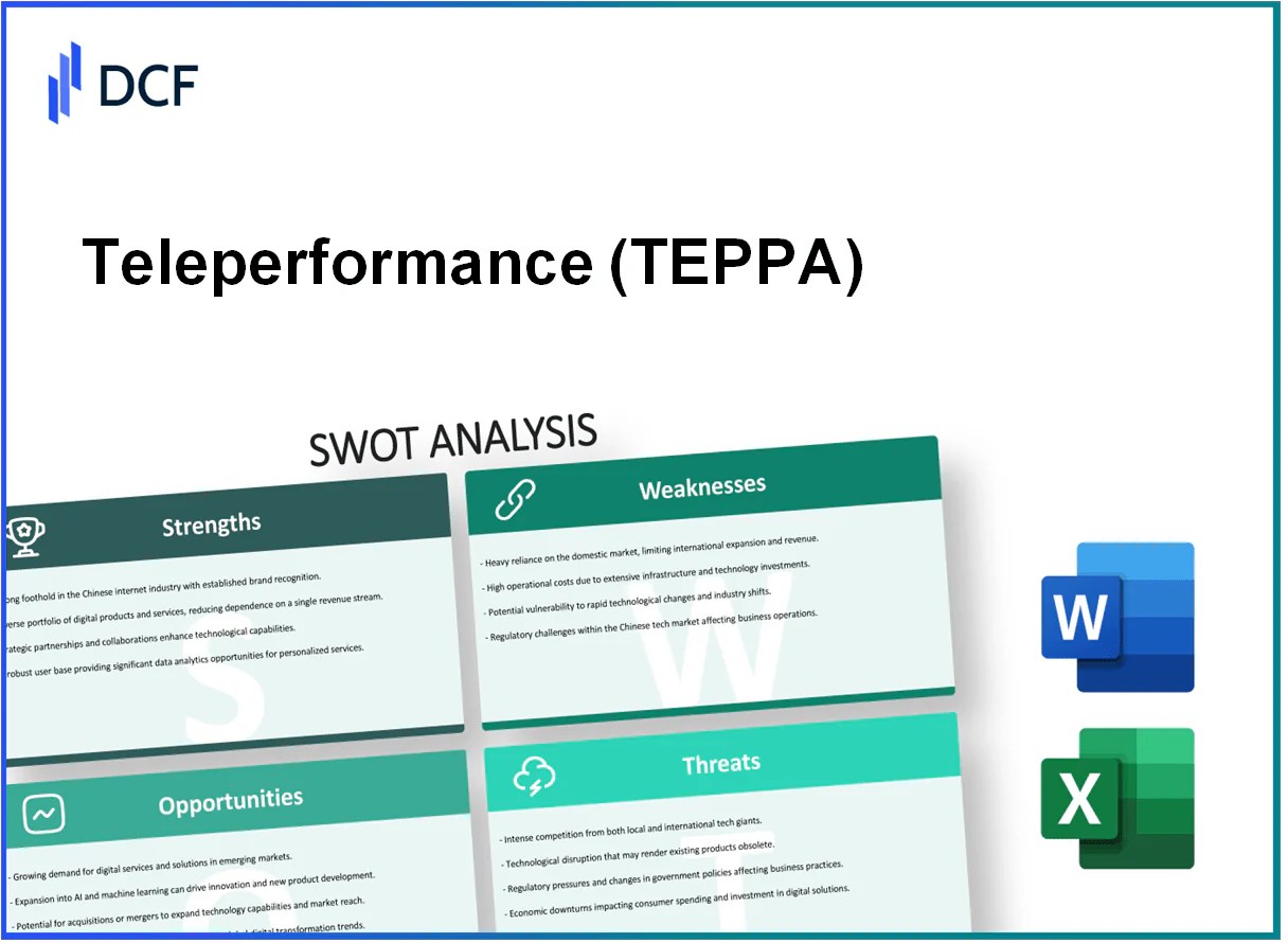 Teleperformance Teppa Swot Analysis Dcfmodeling