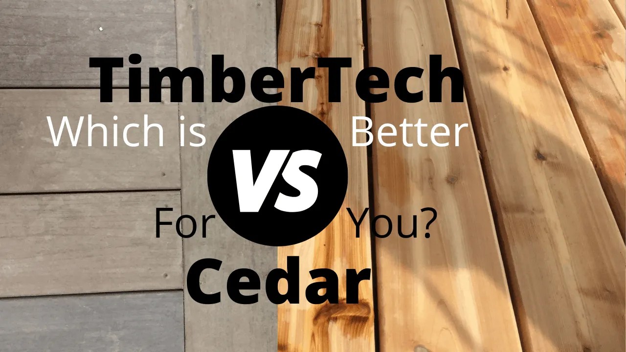 TimberTech vs Cedar Decking, Which is Better for You? – Decks By E3