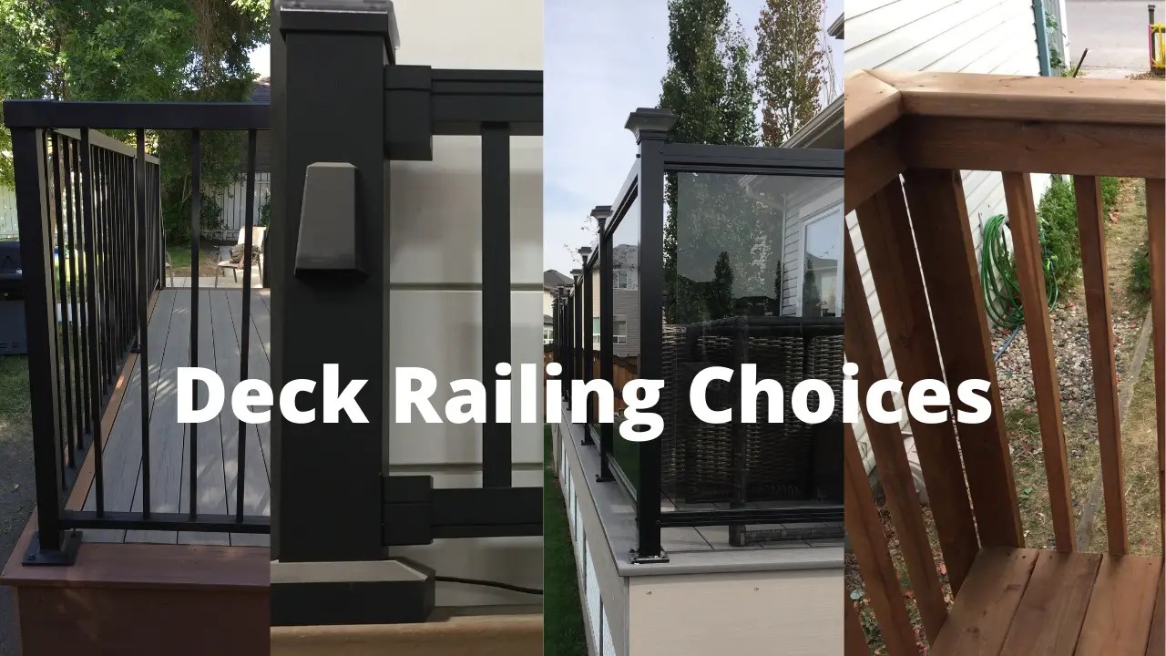 Types Of Deck Railings, Materials and Styles to Consider - Decks by E3
