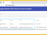 Angular Material Table Filter By Columns Angular 11 Decoded Script
