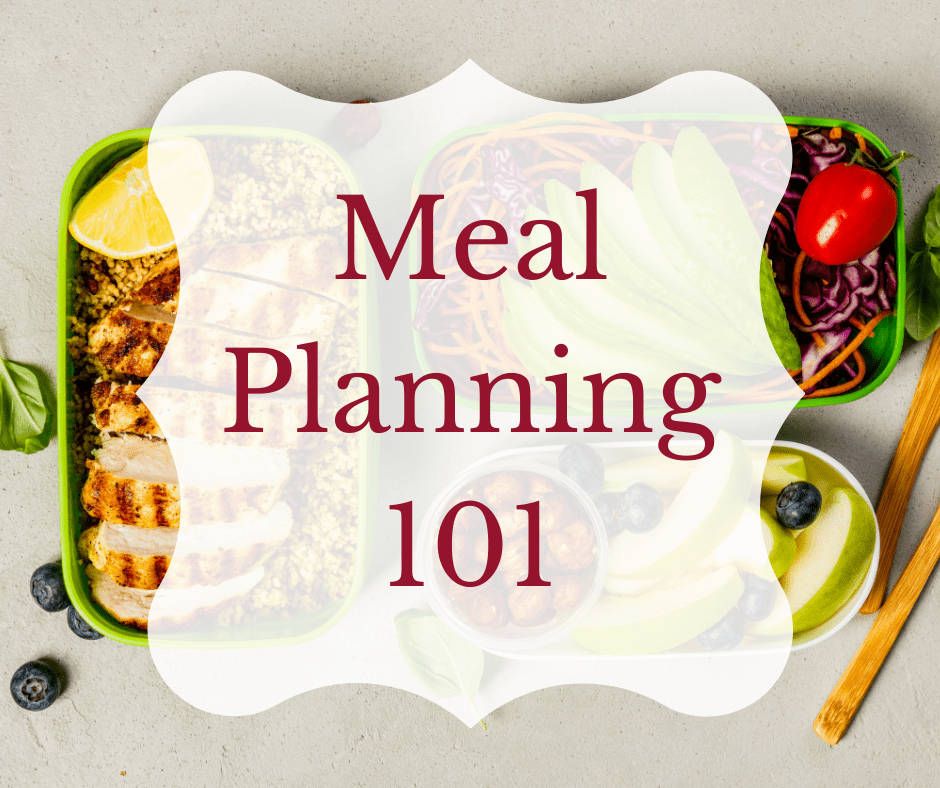 Meal Planning 101 - Decorator's Voice