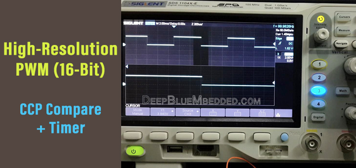 High Resolution Pwm Using Ccp Compare And Timer Module Servo