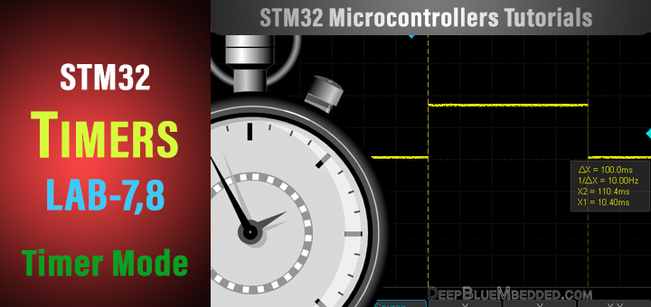 STM32 Timer Interrupt HAL Example - Timer Mode LAB – DeepBlue