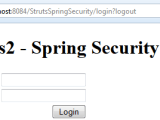 Struts2 Spring Security Custom Form Example 11th Hour