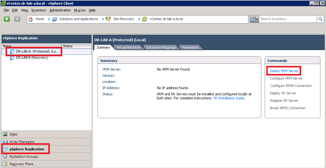 How to: VMware Site Recovery Manager 5 - Part 4: vSphere Replication | Default Reasoning