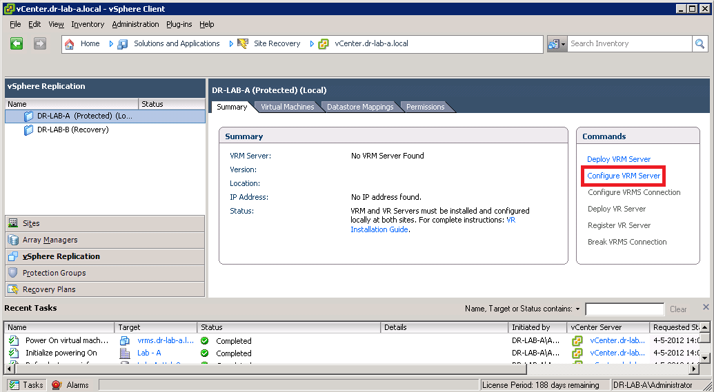 How to: VMware Site Recovery Manager 5 - Part 4: vSphere Replication | Default Reasoning