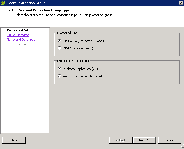 How to: VMware Site Recovery Manager 5 - Part 8: Protection Groups
