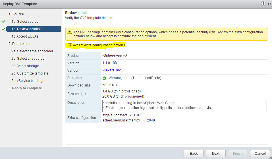 How To Install and Configure vSphere App HA – Part 1 | Default Reasoning
