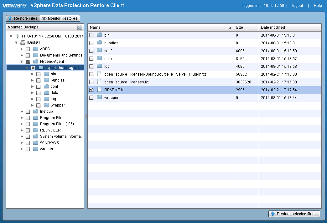 How To: vSphere Data Protection – Part 2: Backup & Restore