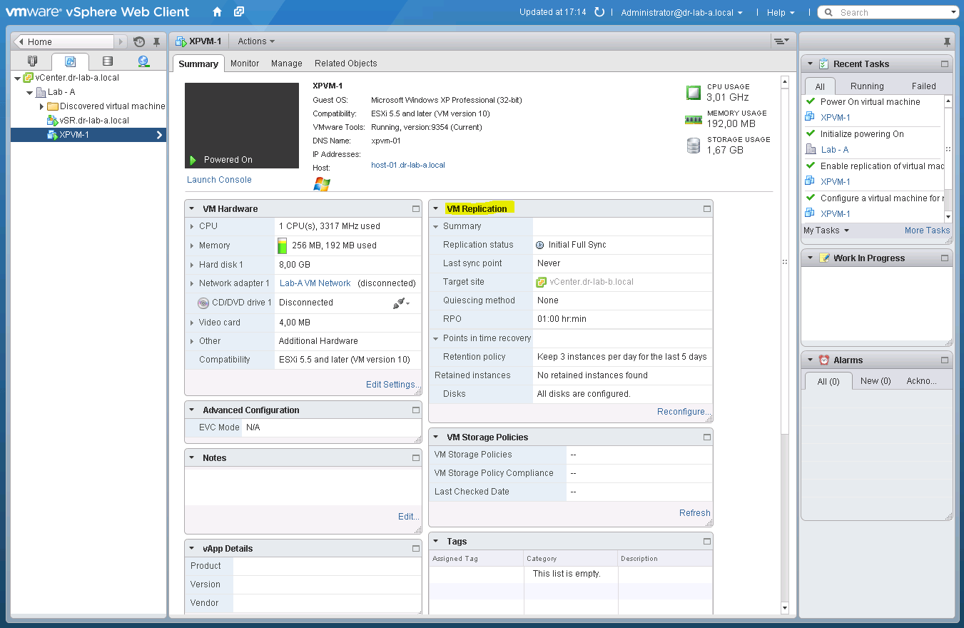 Back to Basics – SRM – Part 3: VM Replication | Default Reasoning