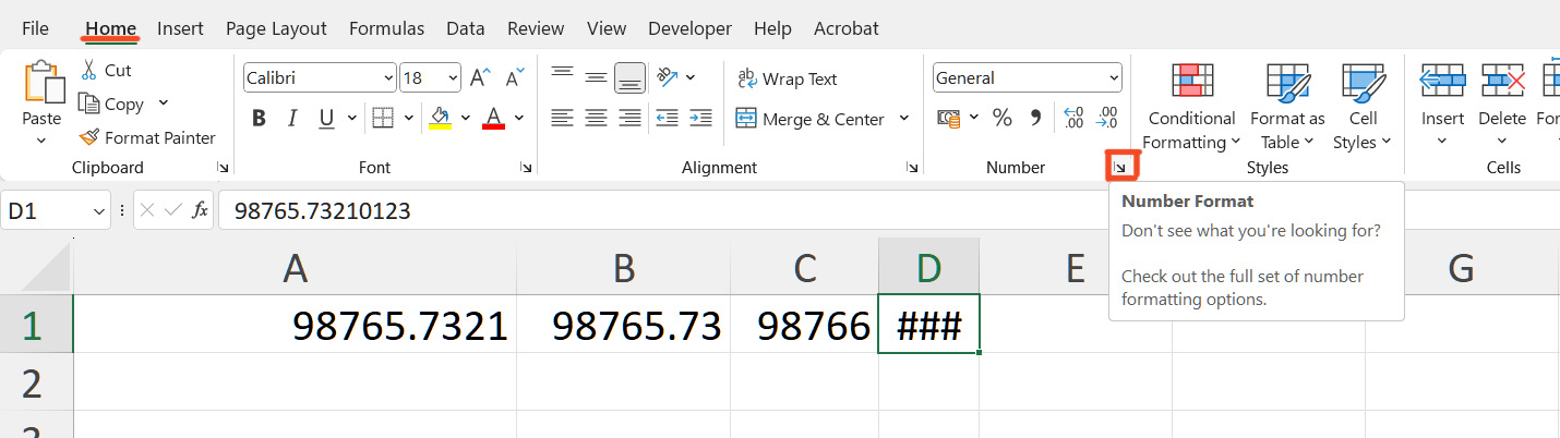 Custom Number Formats - กำหนดการแสดงตัวเลข - Def Excel