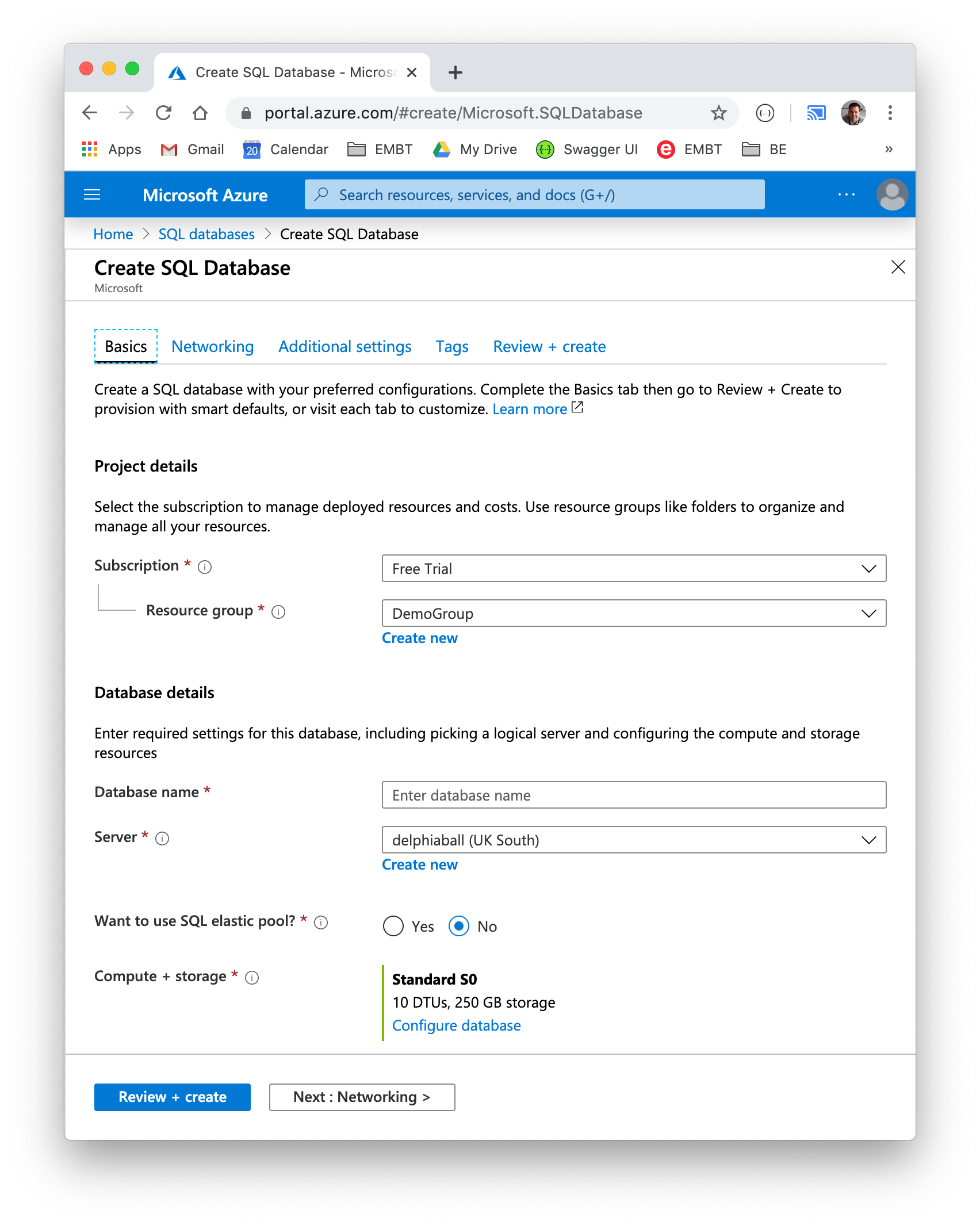 Creating And Connecting To Mssql Database On Azure With Delphi Cbuilder