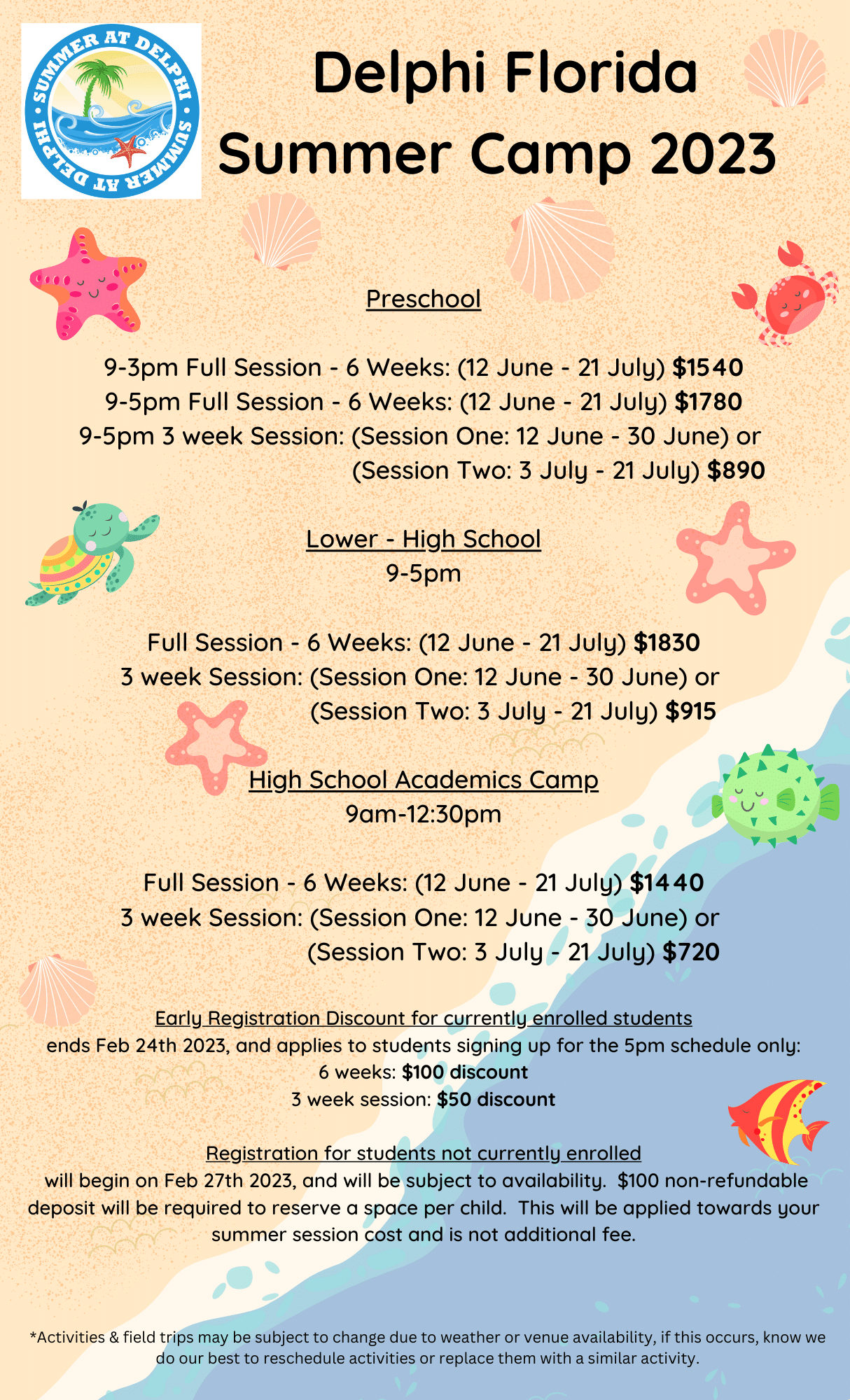 Summer - Delphi Academy of Florida