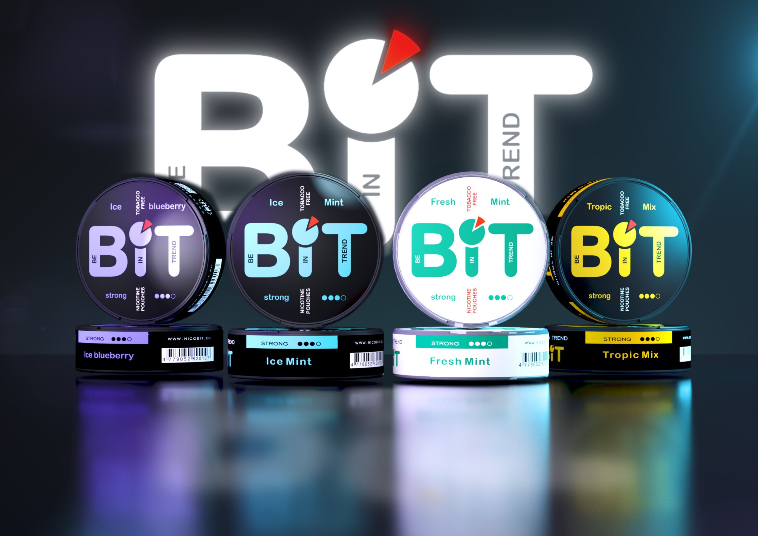 Nicotine Pouches BIT Ice Blueberry - Delta Baco Distributor