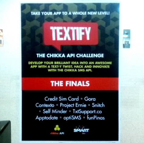 TEXTIFY: The Chikka API Challenge! | Dems Angeles
