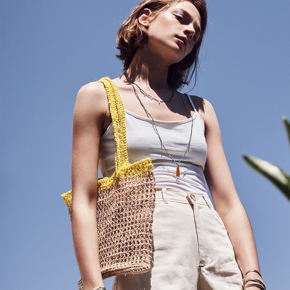 Fique Shopping Bag brick - Denicheuse