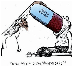 Open Wide, Health Reform is a Pill Jammed Down Your Throat – Political ...