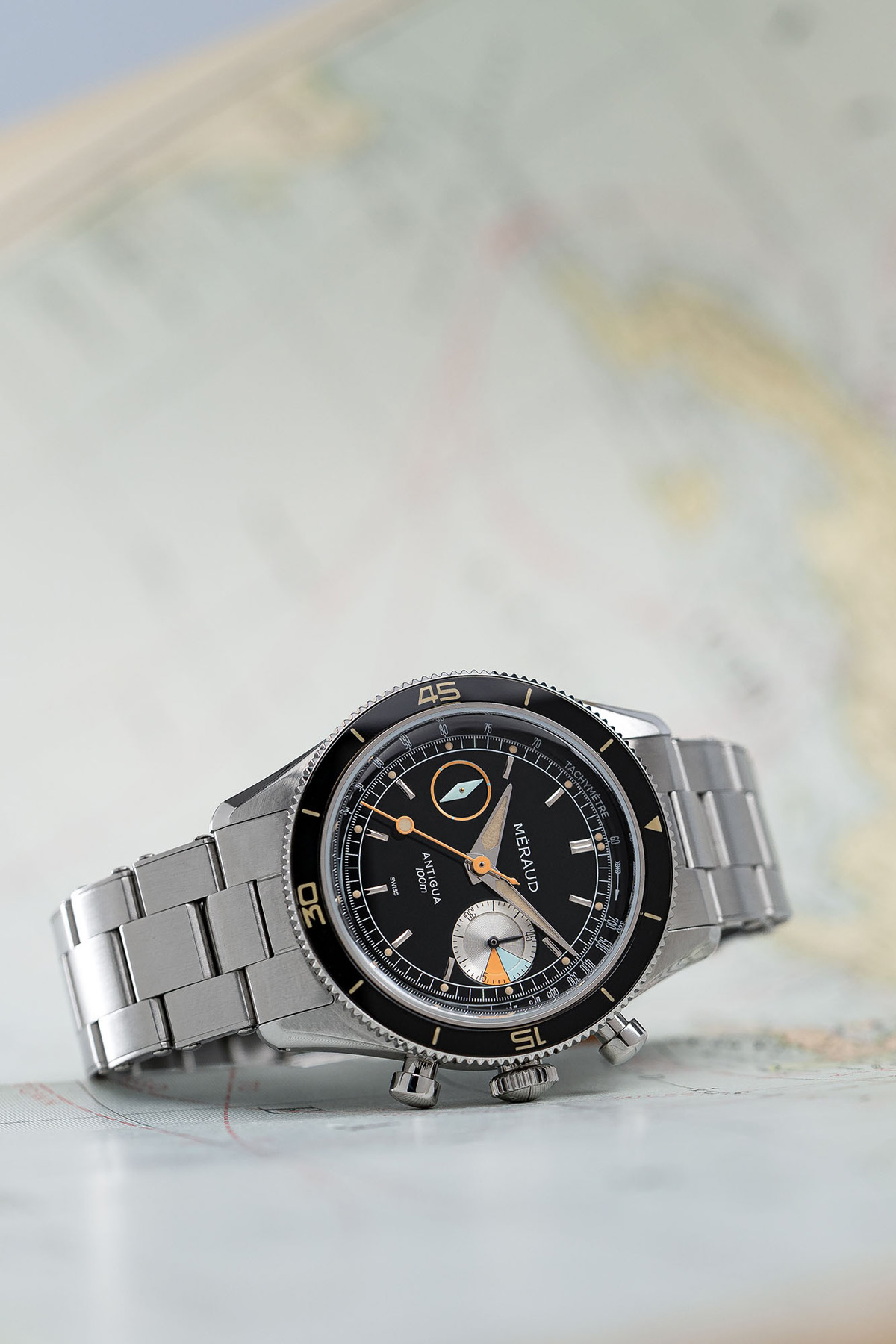 New: Méraud Antigua with the historical Landeron 248 caliber