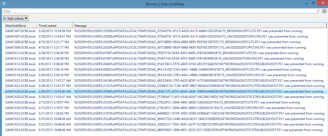 DeployHappiness | AppLocker Errors: Troubleshoot Graphically