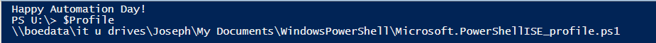 DeployHappiness | What is the PowerShell Profile and Why Should I Care?