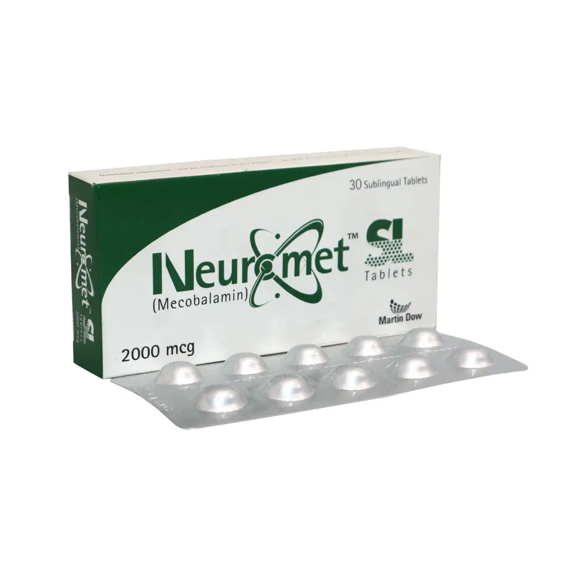 Neuromet Sl Tablets 2000mcg For Anaemia And Nerve Health Derma Pk