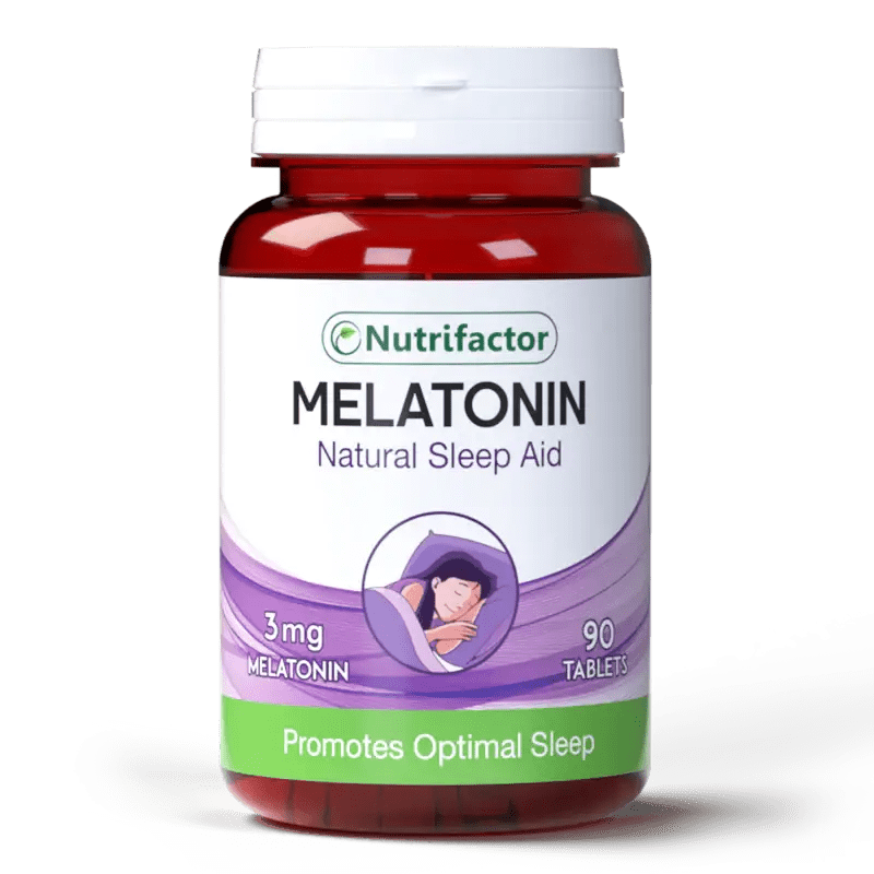Melatonin 3mg Tablets 90s Sleep Aid Relaxation Support Derma Pk