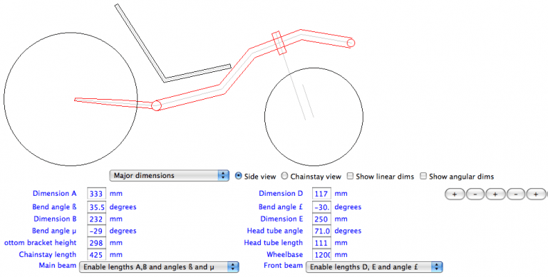 BikeCAD lets you Design your Dream Bicycle Online, for Free