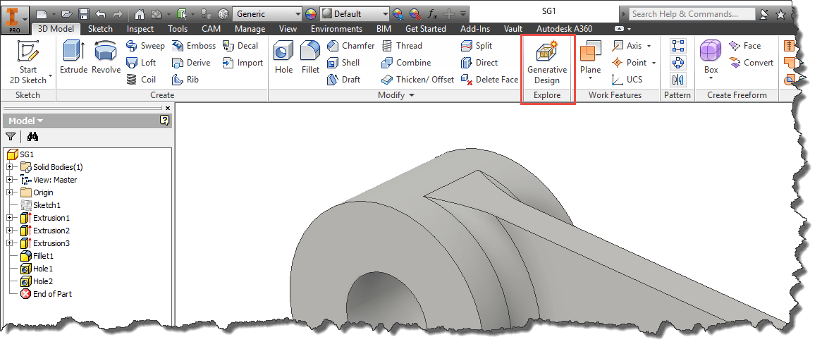 Autodesk Inventor 2016 R2 - Shape Generator