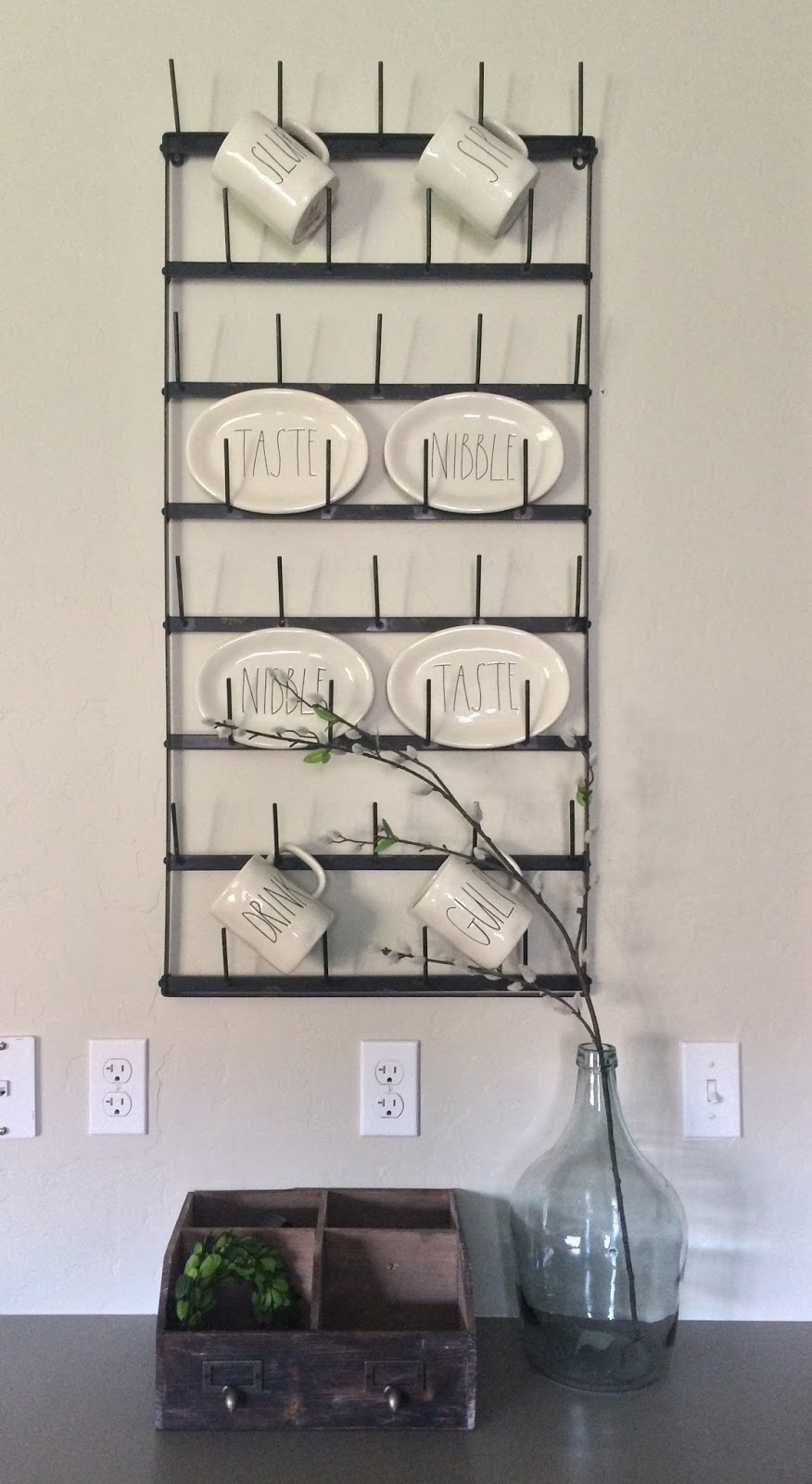 Farmhouse Kitchen Rack - Designed Simple