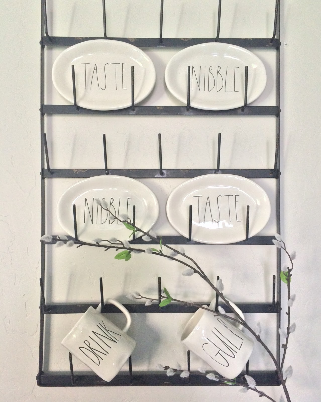 Farmhouse Kitchen Rack - Designed Simple