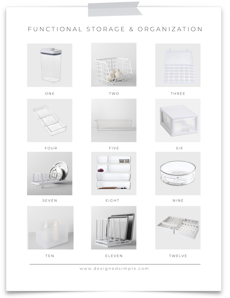 Functional Storage & Organization - Designed Simple