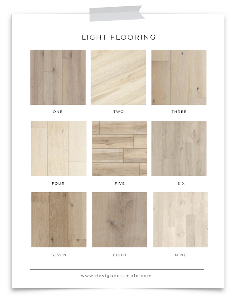 Popular Flooring Colors - Designed Simple