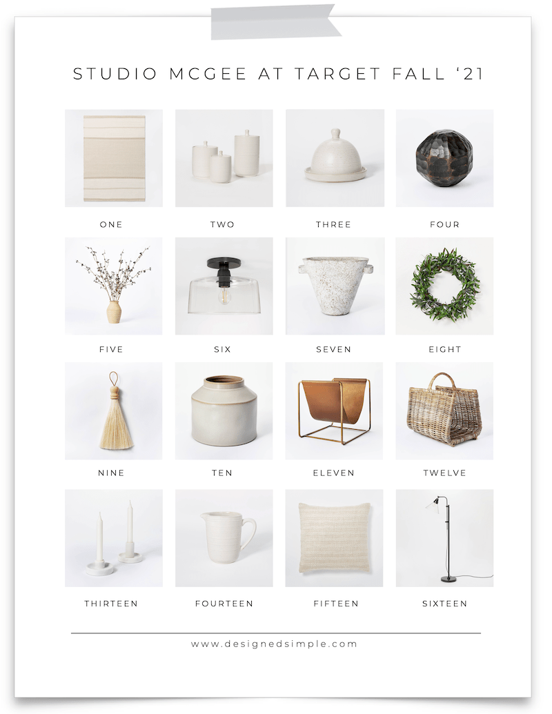 Studio McGee at Target Fall 2021 - Designed Simple