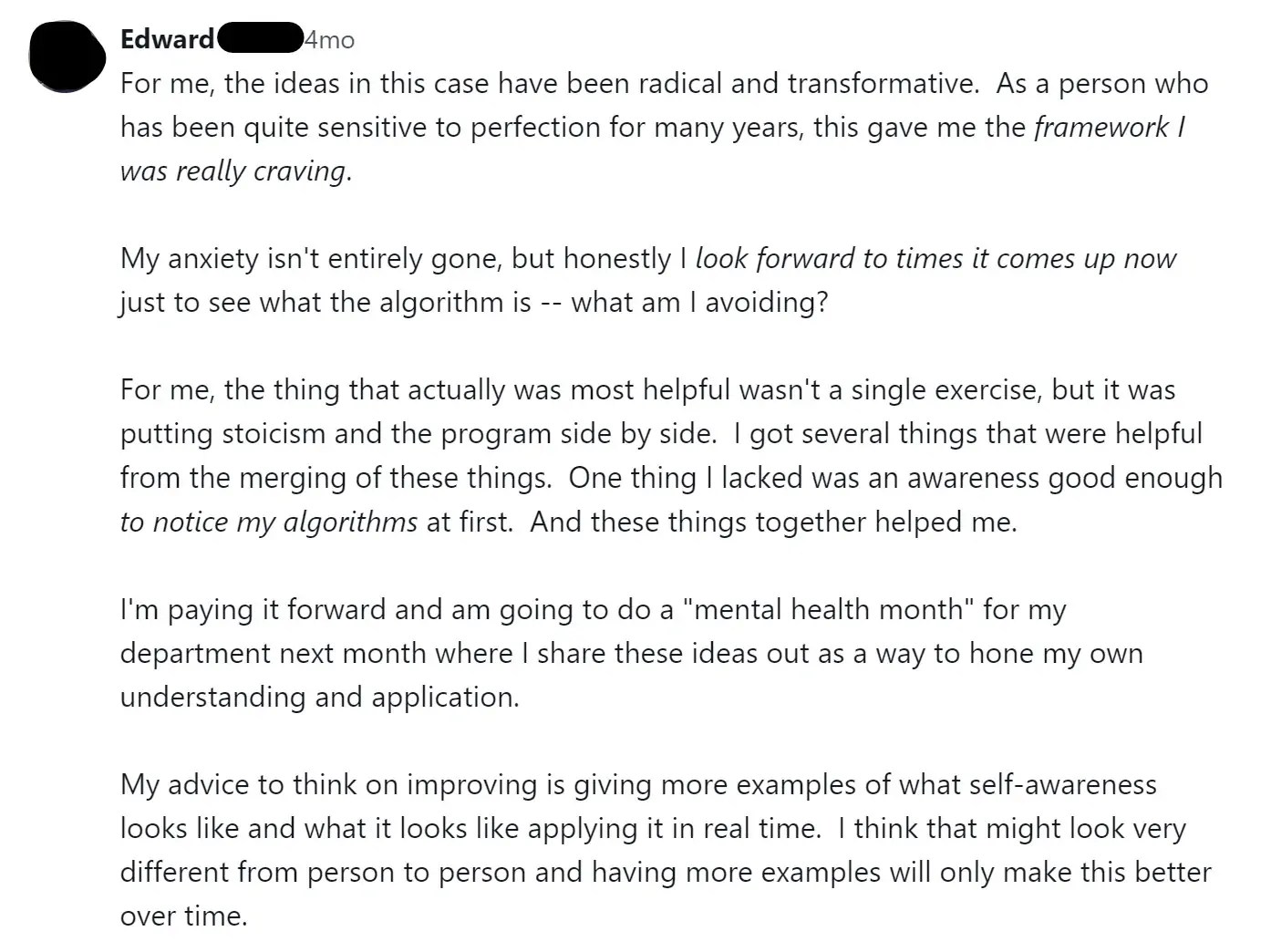 The Anxiety Algorithm Program The Anxiety Algorithm Program