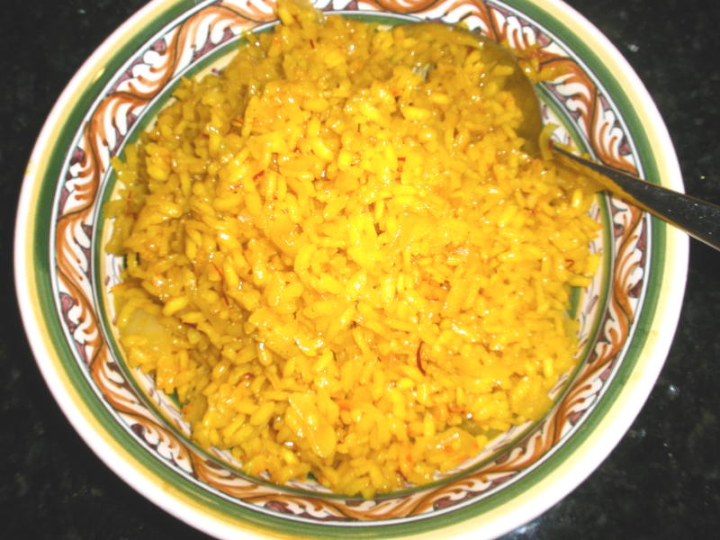 risotto milanese με κροκο Κοζανης – ασπρο – 1