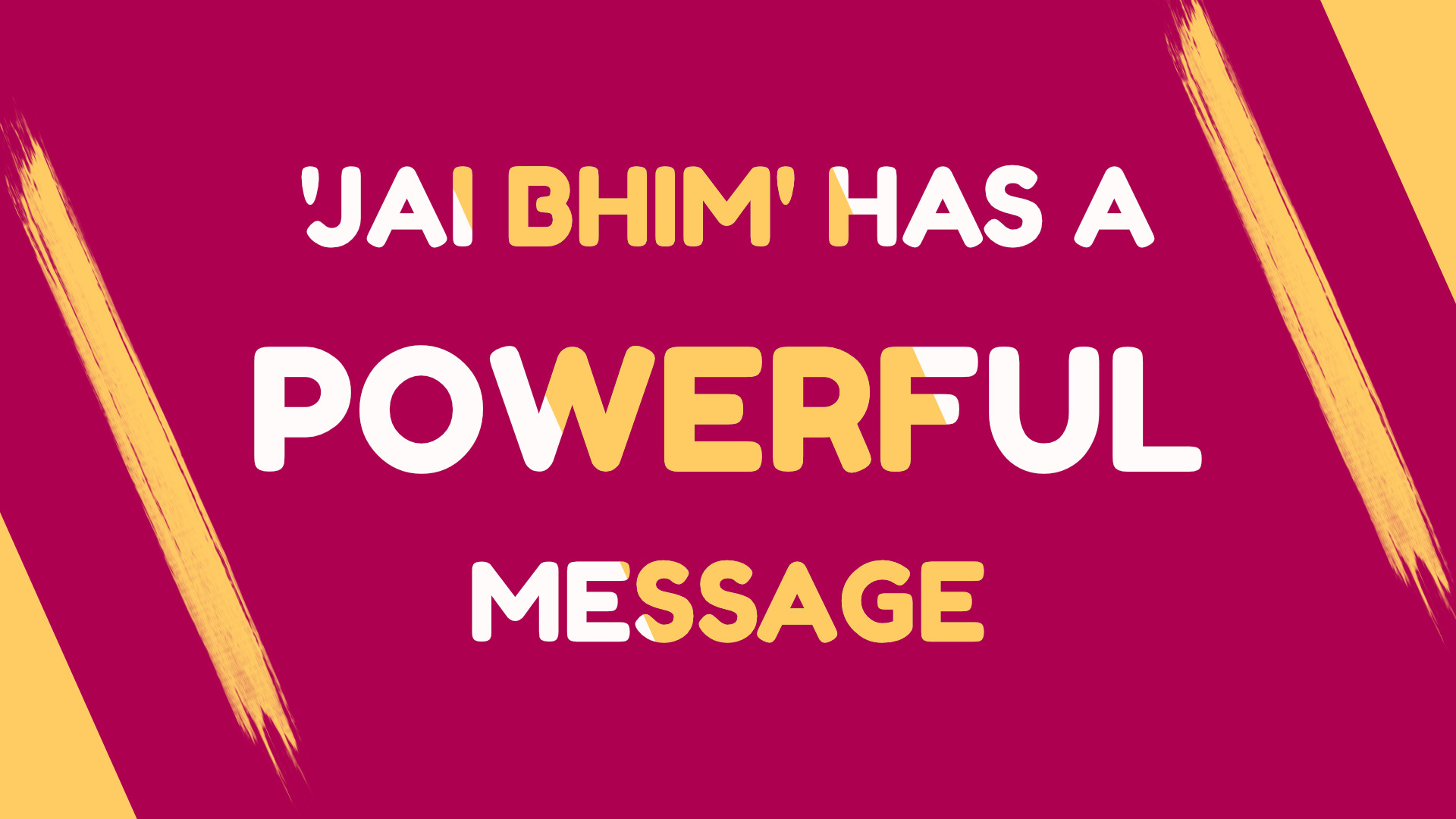 Jai Bhim - This Movie has a Powerful Message - Destination Infinity