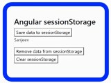 Session Storage In Angular вџі
