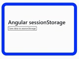 Session Storage In Angular вџі