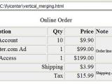 Rowspan Merging Cells Html Table Columns
