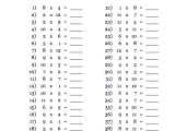 7x7 Times Tables Grid