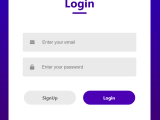 React Login Signup Form React Simple Form