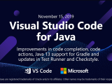 Java On Visual Studio Code November Update Microsoft For Java Developers