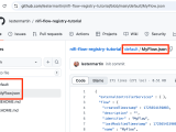 Versioning Nifi Flows With Github
